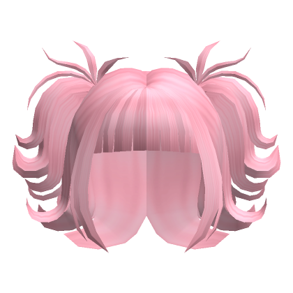 Y2K Swirly Pigtail Hair Pink Roblox Item Rolimon S
