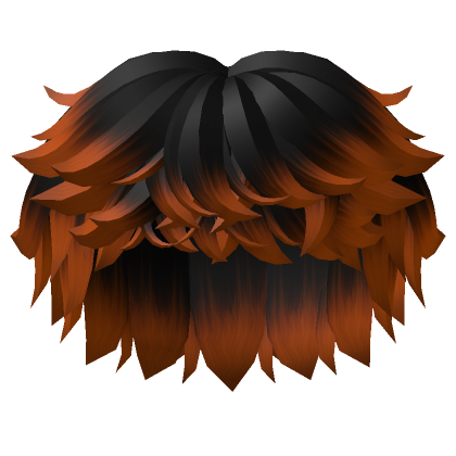 Black To Orange Cool Messy Boy Hair S Code Price RblxTrade