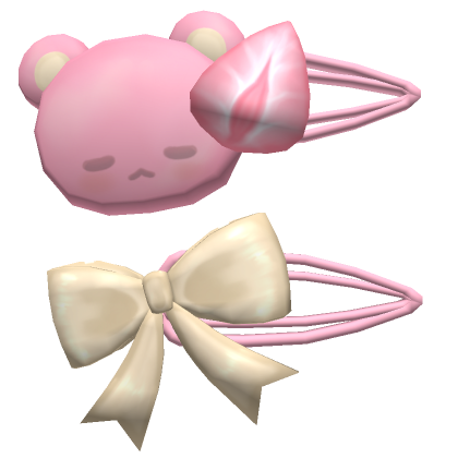 Strawberry Bear Hairclip Roblox Item Rolimon S