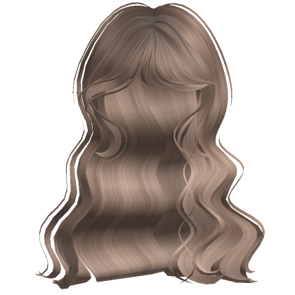 Silky Wavy Hair In Milktea Brown Roblox