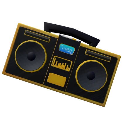 Animated Golden BoomBox Roblox Item Rolimon S