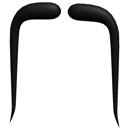 Black Long Mustache Roblox