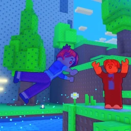 Pole Up Two Player Obby Roblox