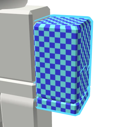 Cyan Blue R15 Blocky Outline Avatar Roblox