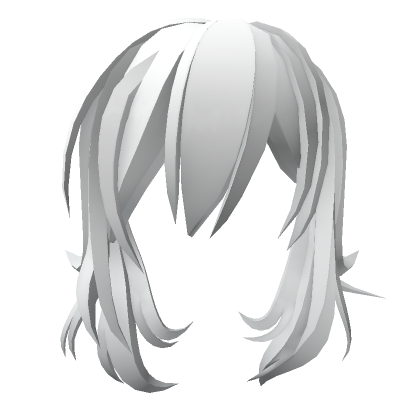 White Fluffy Anime Bangs S Code Price RblxTrade