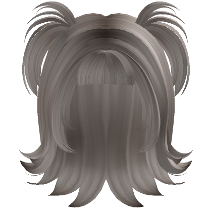 Short Gyaru Hair W Mini Pigtails Ash Blonde Roblox