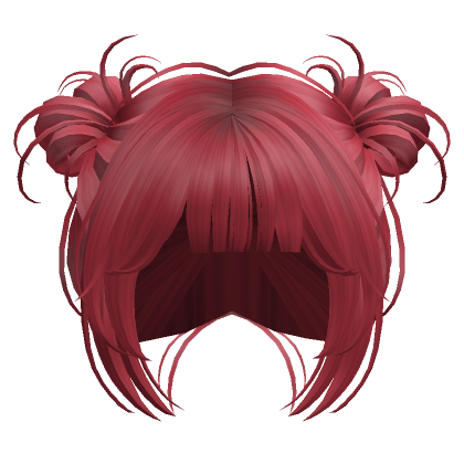 Fluffy High Buns Red Roblox Item Rolimon S