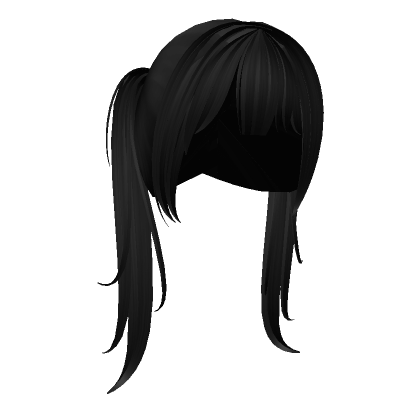 Cute Black Pigtails Roblox Item Rolimon S