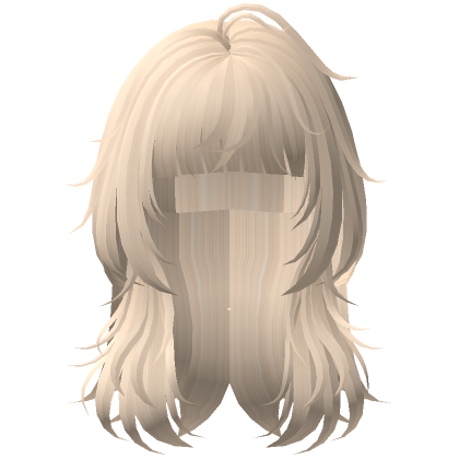 Cute Layered Blonde Wolf Cut Hair Roblox