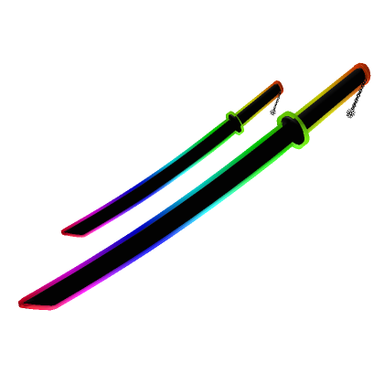 Cyberdual Rainbow Rgb Katana Waist S Code Price Rblxtrade