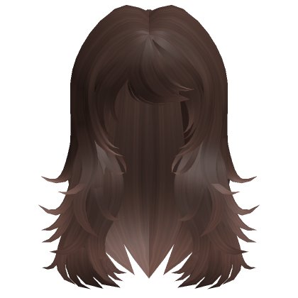 Fluffy Layered Messy Waves Brown Roblox