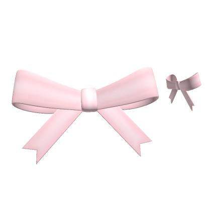 Basic Pink Double Bows Roblox