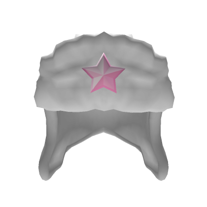 White Fluffy Kawaii Star Ushanka S Code Price RblxTrade