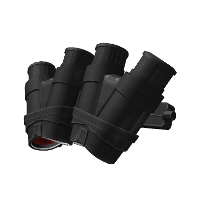 Raised Quad NVGs Red Lenses Roblox