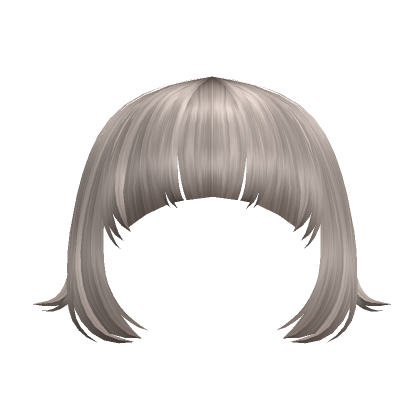Blunt Curved Anime Bangs In Ash Blonde Roblox