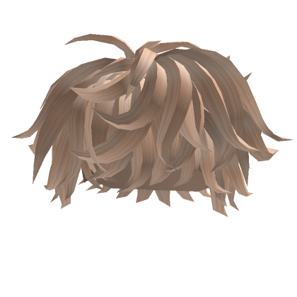 Messy Curly Hair In Blonde Roblox