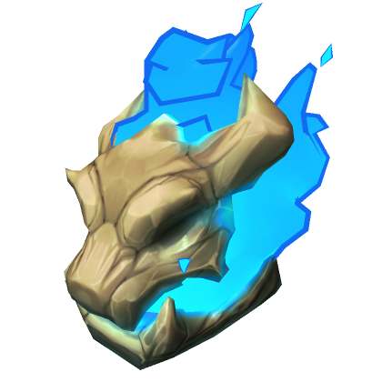 Blue Corrupted Flame God Head Roblox