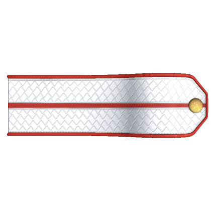 White Right Russian Shoulder Strap Roblox