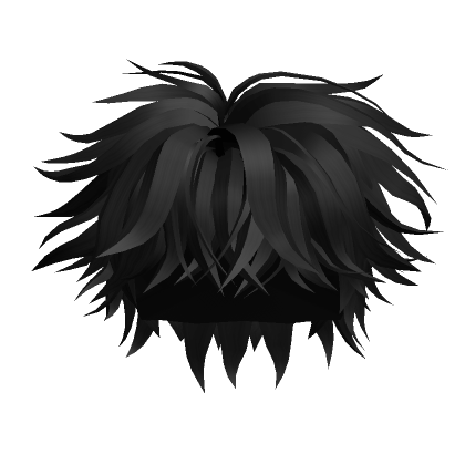 Medium Messy Hair Black S Code Price RblxTrade