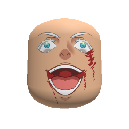 Gojo Crazy Smile Funny Meme Face Roblox
