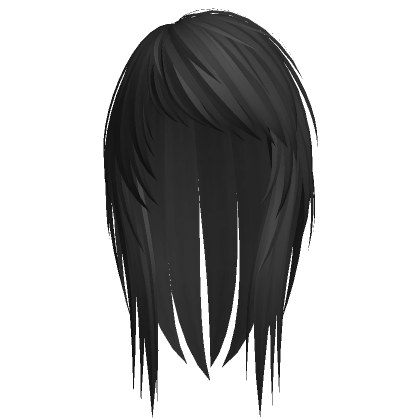 Cabello Punk Rock Scene En Negro Roblox