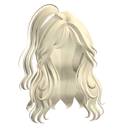 Pastel Soft Blonde Adorable Long Wavy Anime Hair Roblox Item Rolimon S