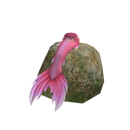 Mermaid Tail On A Rock Skirt Pink Roblox