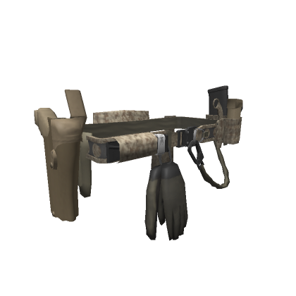 AOR1 Buffalo Battle Belt W Jungleland Holster Roblox