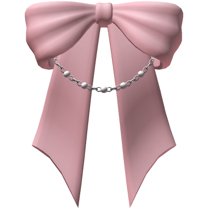 Pastel Pink Hair Bow Roblox