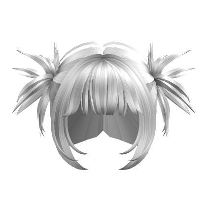 Messy Y K Punk Pigtails Silver Roblox