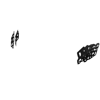 Back Paper Wings Black R15 Praefectus Add On Roblox Item
