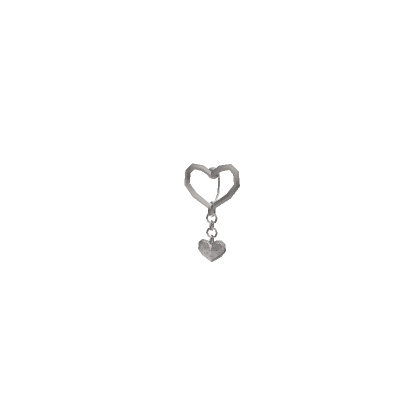 Y2K Silver Heart Belly Piercing S Code Price RblxTrade