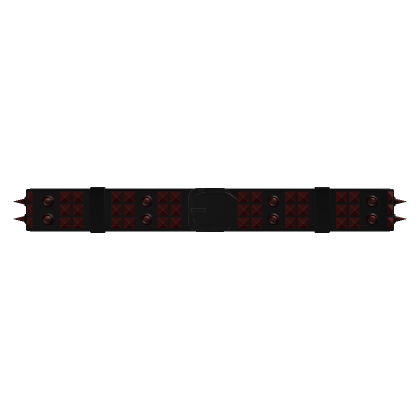 Studded Spikey Belt Red Roblox Item Rolimon S