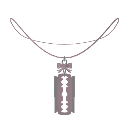 Blade Prop Necklace Pink Roblox