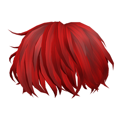 Red 3D Messy Hairstyle 0 1050 Roblox