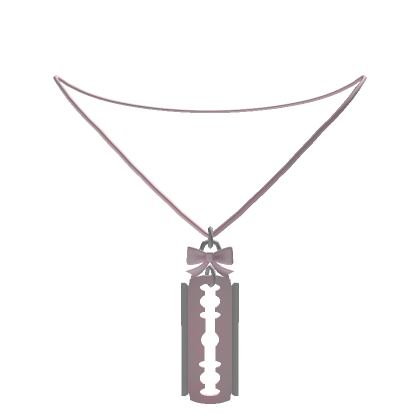 Blade Prop Necklace Pink Roblox