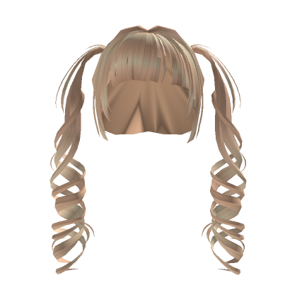 Y K Messy Pigtails W Bangs Blonde Roblox