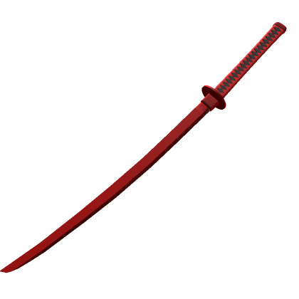 Red Back Katana Sword Roblox