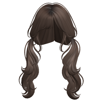Wavy Low Pigtails Brown Roblox Item Rolimon S
