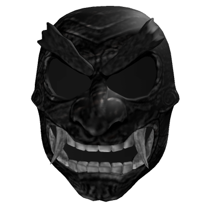 Black Oni Samurai Mask Roblox Item Rolimon S