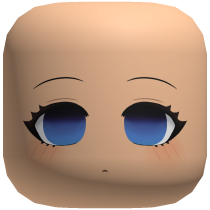 Yeux Bleus Chibi Doux Roblox