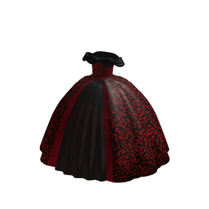 Robe De Bal Rouge Et Noire Roblox