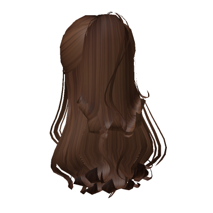 Elegant Half Up Hair In Brown Roblox
