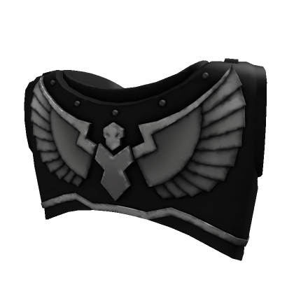 Black Silver Praetorian Chestplate Roblox