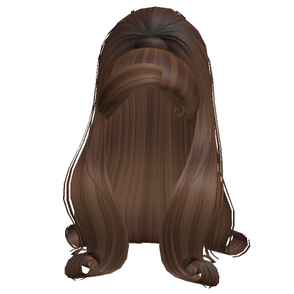 Voluminous High Ponytail In Brown Roblox