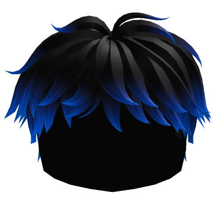 Black And Blue Messy Hair Roblox Item Rolimon S