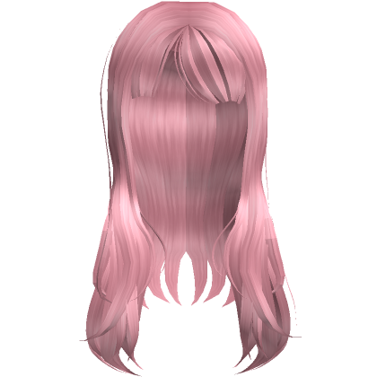 Wavy Anime Hair Pink Roblox Item Rolimon S