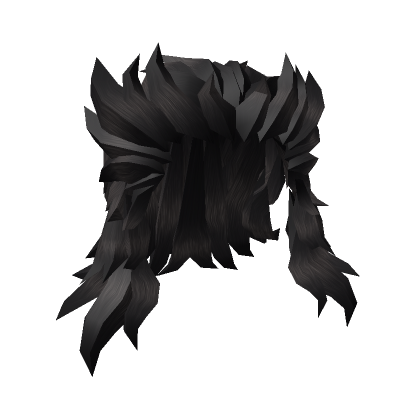 Black Long Wolf Cut Roblox Item Rolimon S