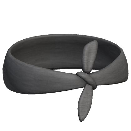 Grey Bandana Headband Roblox