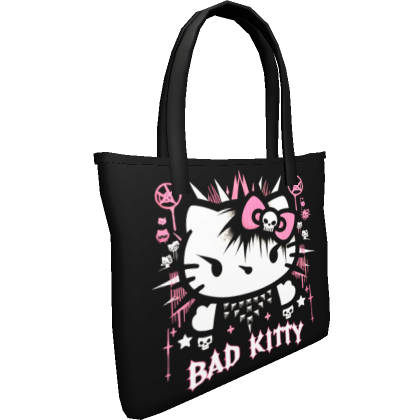 Tote De Gato Emo Negro Y Rosa 3 0 Roblox